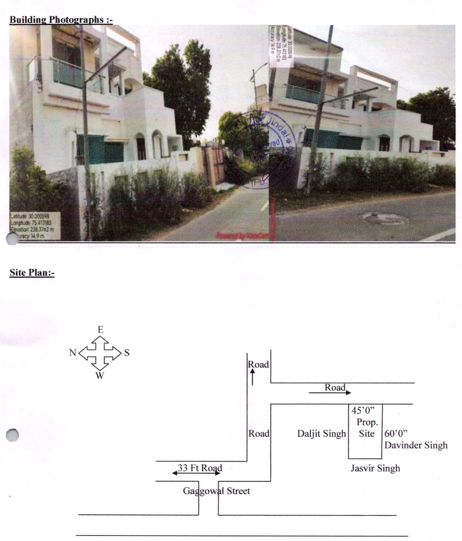 A 3BHK house situated at ward no. 7, Raqba Mansa | AuctionHub India